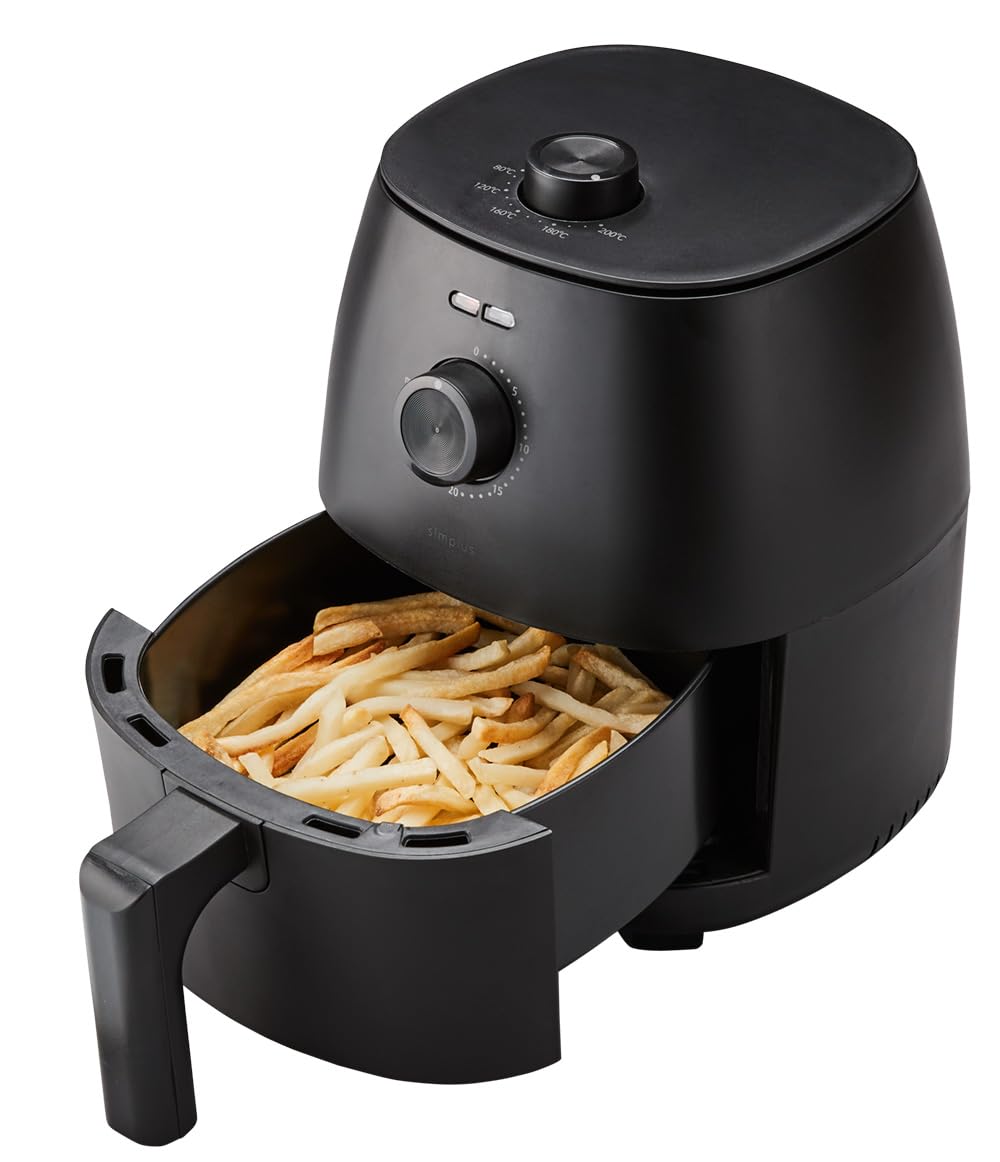 Mua simplus SP-FR01 Non-Fryer 1.8L Electric Fryer with 2 Grilles for Tabletop Oil-Free Easy Care ...
