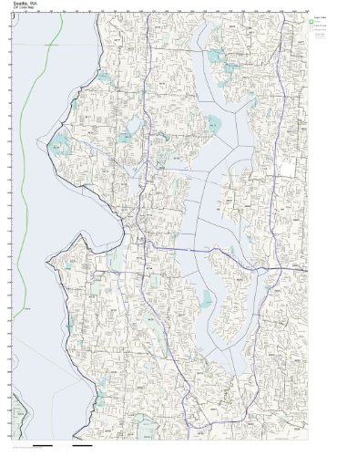 Zip Code Map Seattle Wa - Map