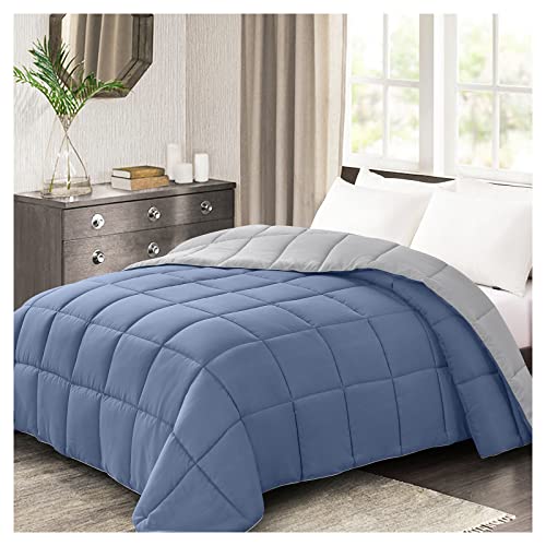 Homelike Moment Oversized Queen Comforter - Blue Lightweight Down ...