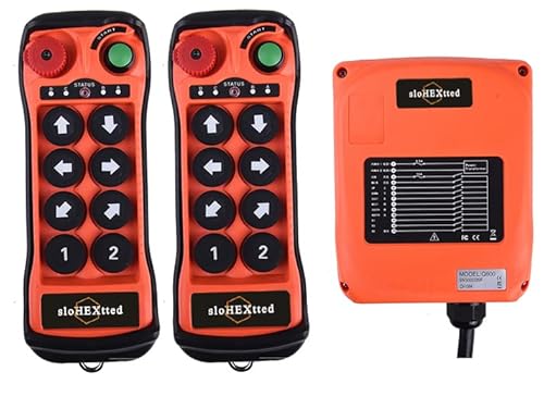 8 Button Hoist Crane Industrial Wireless Radio Remote Control 2 ...