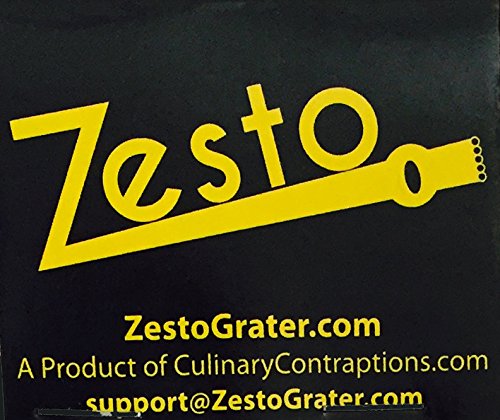 Zesto Lemon Zester with Channel Knife. Best tool to add Citrus Zest and ...