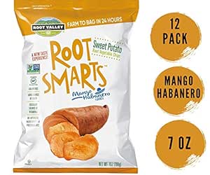 Amazon.com: Root Smarts Sweet Potato Root Vegetable Chips Mango ...