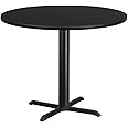Amazon.com - Flash Furniture 42'' Round Black Laminate Table Top with ...