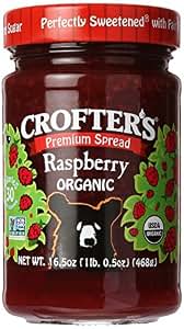 Amazon.com : Crofters Fruit Spread - Organic - Premium - Raspberry - 16 ...