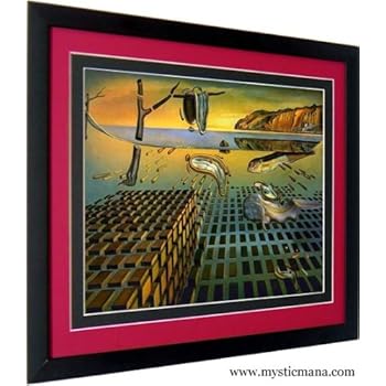 Amazon.com: Dali Poster Print Framed Art By Salvador Dali Melting ...