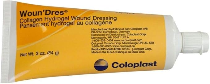 Woun'Dres Collagen Hydrogel Dressing, 3 Oz. Tube by Coloplast: Amazon ...