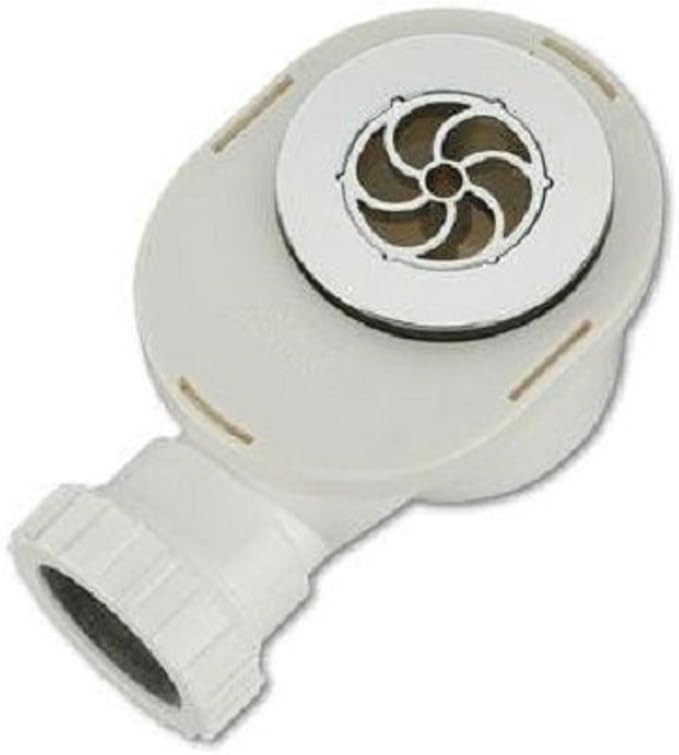 Universal Shallow Shower Tray Trap - Chrome Effect Finish (432068 ...