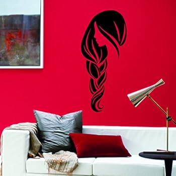 Amazon.com: Wall Decals Beauty Salon Hair Braiding Sign Interior Decor ...