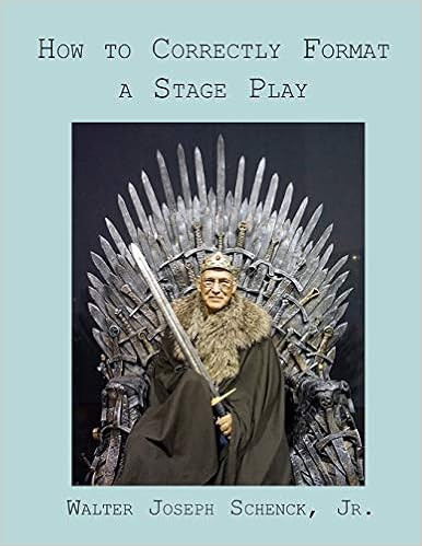How to Correctly Format a Stage Play | FAPA