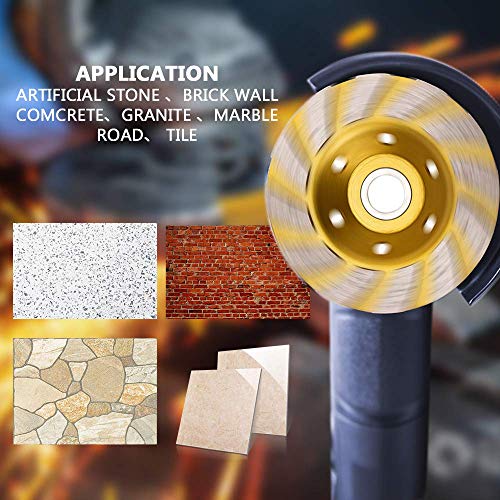 Erduoduo 2 Pack 4 Inch Diamond Cup Grinding Wheel 12 Segs Heavy Duty ...