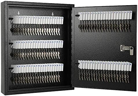 KYODOLED 100Keys Key Cabinet Organizer,Key Management Wall Mount,Large ...