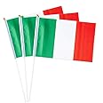 Amazon.com: Italy Flag Italian Flag, Small Mini Handheld Italy Flags on ...