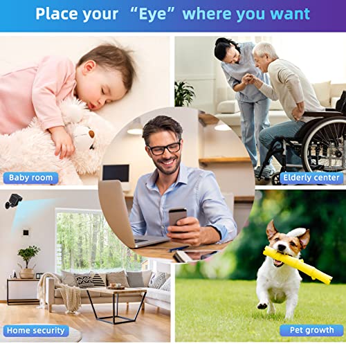 Ebarsenc Spy Camera Hidden Camera 4K Mini Security Camera/Wireless WiFi ...