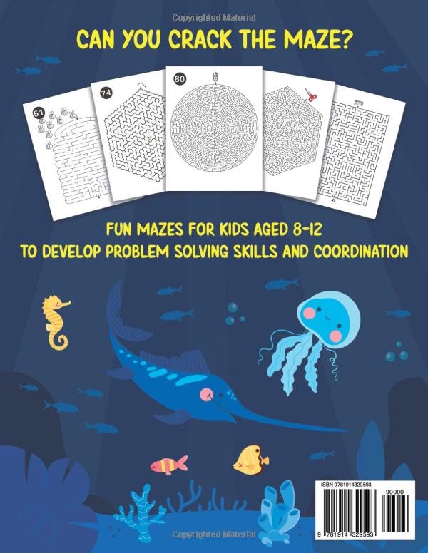 Mua Mazes For Kids Ages 8-12: Fun and Challenging Maze Activity Book ...