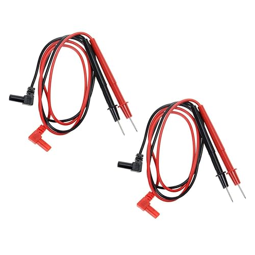2Pair Banana Plug Multimeter Probe Pen Testing Connecting Cable Stick 2 ...