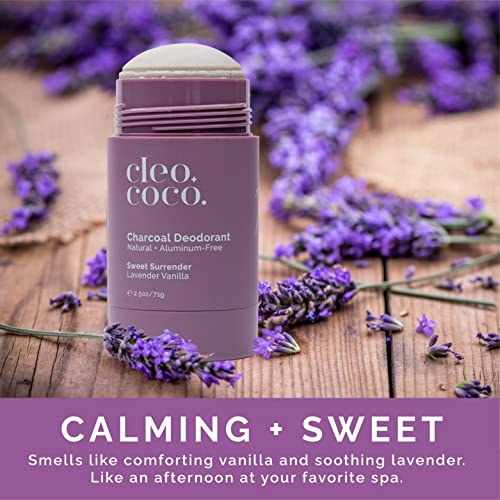 Cleo+Coco Natural Deodorant For Women, Aluminum Free Made With Organic ...