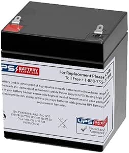 12V 5Ah WP5-12 Power Source Battery F1 Terminals Replaces HRC5.5-12 ...