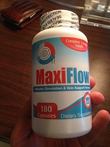 MaxiFlow: 2-Month Circulation Support Supplement - Pills - Vein Support ...