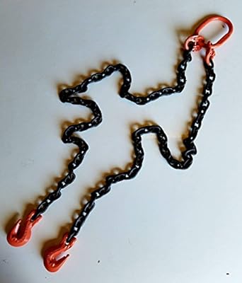 American Industrial 3/8" Double Leg Alloy Chain Sling; Fittings ...
