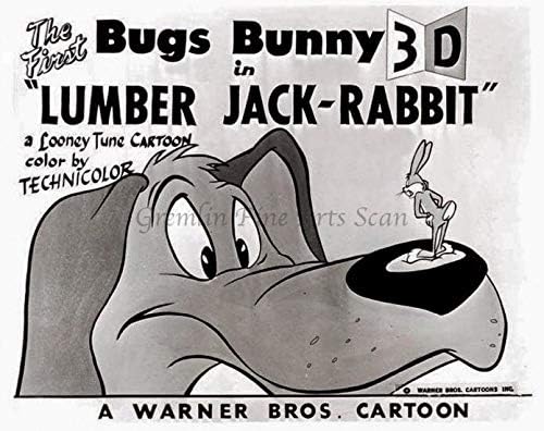 Bugs Bunny in"Lumber Jack Rabbit" Studio Lobby Card Publicity Still ...