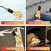 Propane Torch Weed Burner, High Output 500,000 BTU Blow Torch for Weeds ...