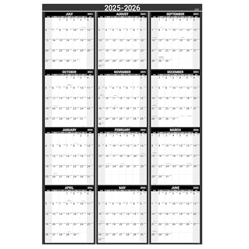 Yearly Wall Calendar 2025-2026 - Wall Calendar 2025-2026, Jul.2025 ...