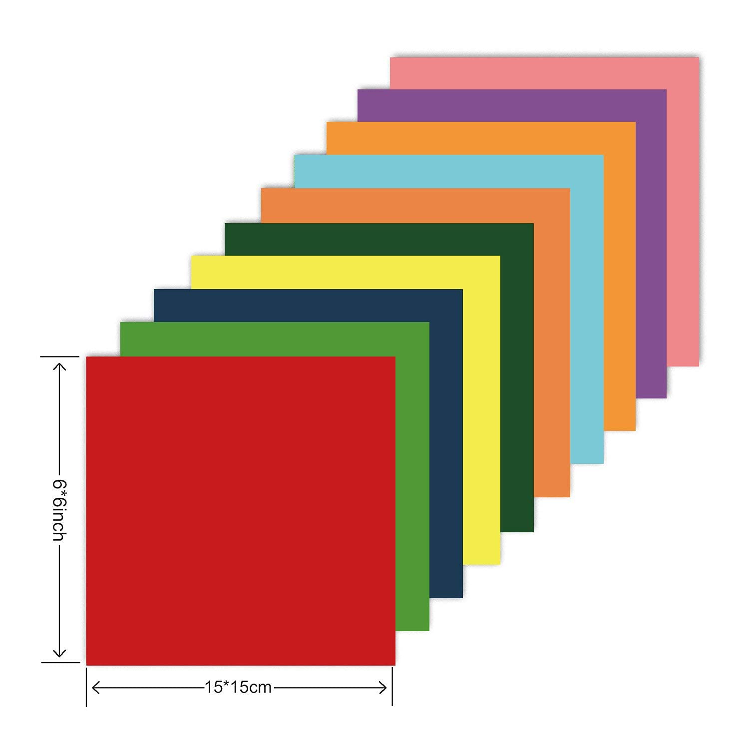 Mua Origami Paper Double Sided Color - 200 Sheets - 20 Colors - 6 Inch ...