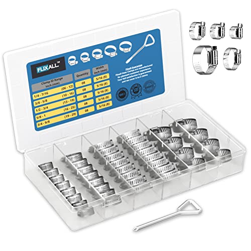 Mua Flixall Hose Clamp - Hose Clamps Stainless Steel, 40 Pcs Hose Clamp ...