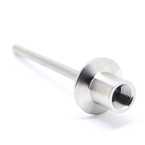 Sanitary Stainless Steel Thermometer Well 6" Length with tri clamp ...