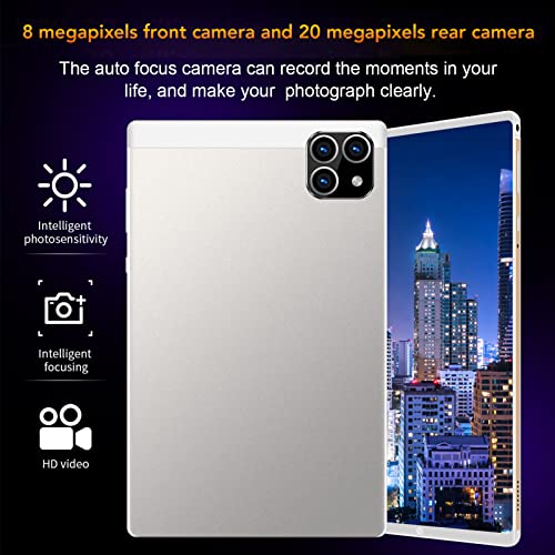 Android Tablet 8 inch, 4GB RAM 64GB ROM Gaming Tablet, 1920x1200 HD IPS ...