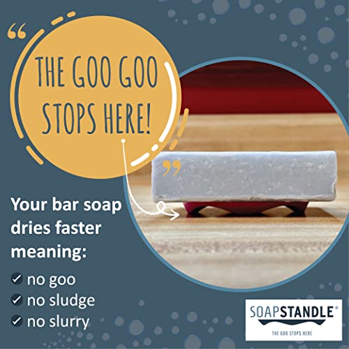 SoapStandle Bar Soap Grip No Goo or Mess Soap Holder for Bath and ...