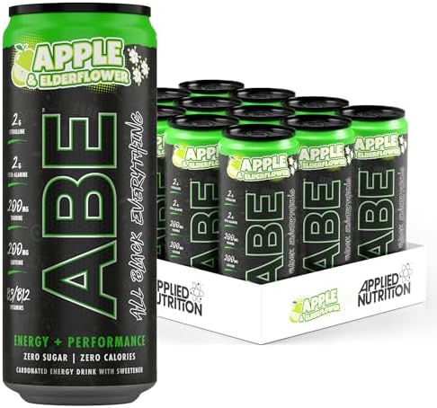 Applied Nutrition ABE Pre Workout Cans - All Black Everything Energy ...