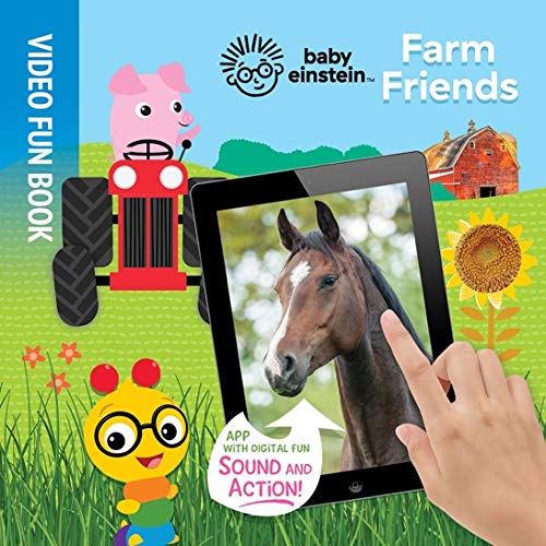 Baby Einstein Farm Friends-Video Fun Board Book with Sound & Action APP ...