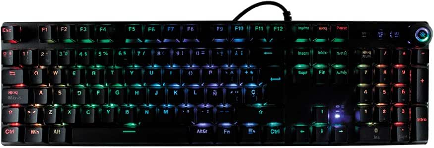 Balam Rush Teclado Mecanico Gaming Chaos BR-922944, Alámbrico, Negro c ...