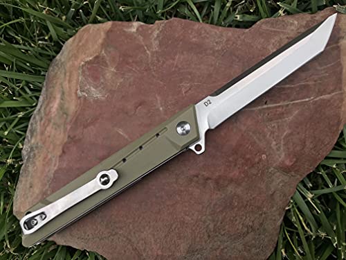 TACTICAL GEARZ G10 Pocket Knife! TG Nyx, G10 Handle! Razor Sharp D2 ...