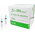 SENSIMEDICAL | Jeringa Esteril Desechable de 5 ml con Aguja Calibre 21G x 32 mm Pabellón Verde ...