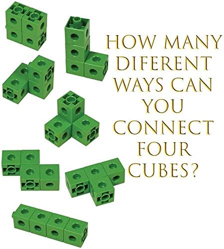 Little Ladder Toys – 2cm Magic Interlocking Cube x200 – 10 Bright Colour Amazing Learning ...