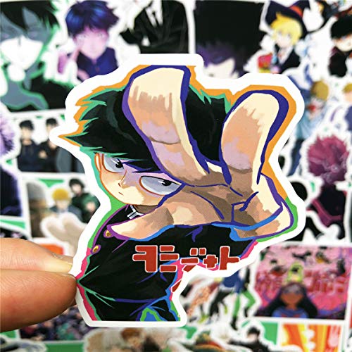 50pcs Cartoon Mob Psycho 100 Anime Stickers Laptop Computer Bedroom ...