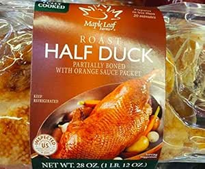 Maple Leaf Farms Roast Half Duck 28oz: Amazon.com: Grocery & Gourmet Food