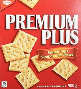 Premium Plus Crackers with Salted Tops, 1 Box (900g): Amazon.ca: Grocery