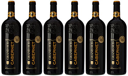 Grand Sud – Cabernet, Vin rouge de cépage – Pays d’Oc (6 x 1 L) – La ...