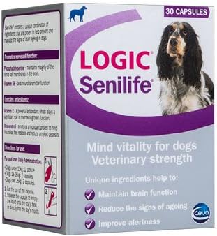 Logic Senilife Capsules for Senior Dogs 30 Capsules: Amazon.fr: Animalerie