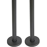 x2 Talon Snappit Radiator Pipe Covers & Collars - 15mm Anthracite Grey ...