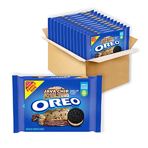 OREO Java Chip Creme Chocolate Sandwich Cookies, Family Size, 12 - 17 ...