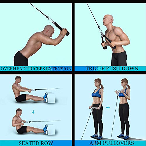 Weight Cable Pulley System Gym Professional Home Gym Equipment Upgraded ...