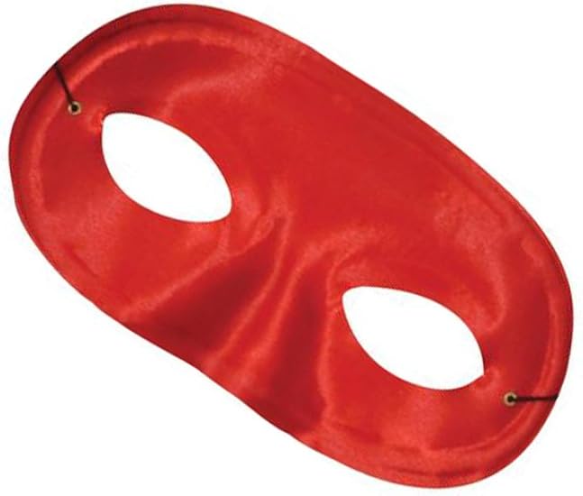 Amazon.com: Costume Mask: Domino Half Mask- Red: Clothing