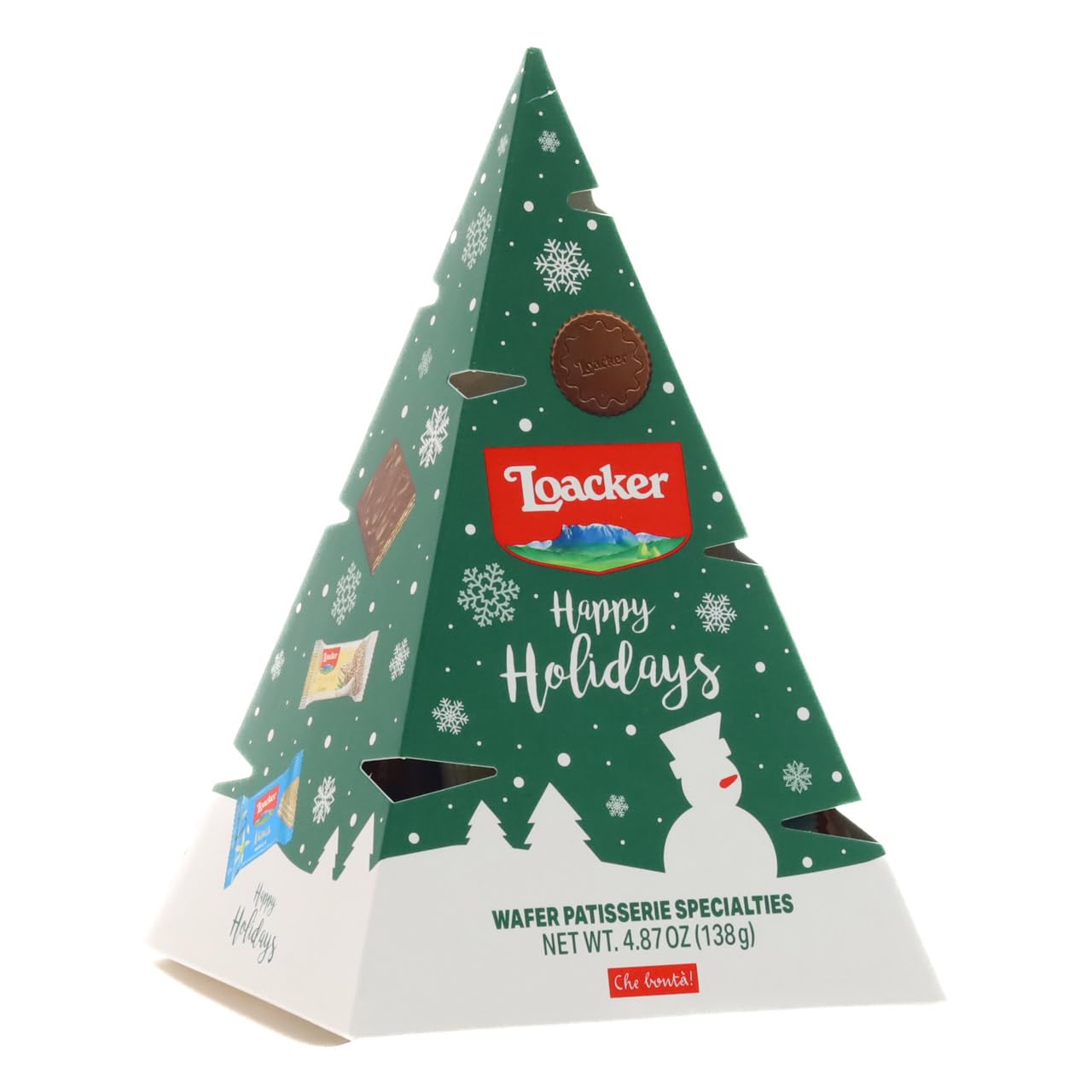 Loacker Christmas Tree, Mix of Wafer & Chocolate Specialties,138g / 4. ...
