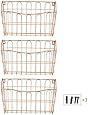 Amazon.com : Superbpag Hanging File Organizer, 3 Pocket Wall Mount ...