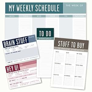 Amazon.com : Jot a Note Adhesive Sticky Note Pack - 5 pads - 50 sheets ...