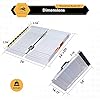 ORFORD Non-Skid Foldable Wheelchair Ramp 2ft, 800 lbs Weight Capacity ...